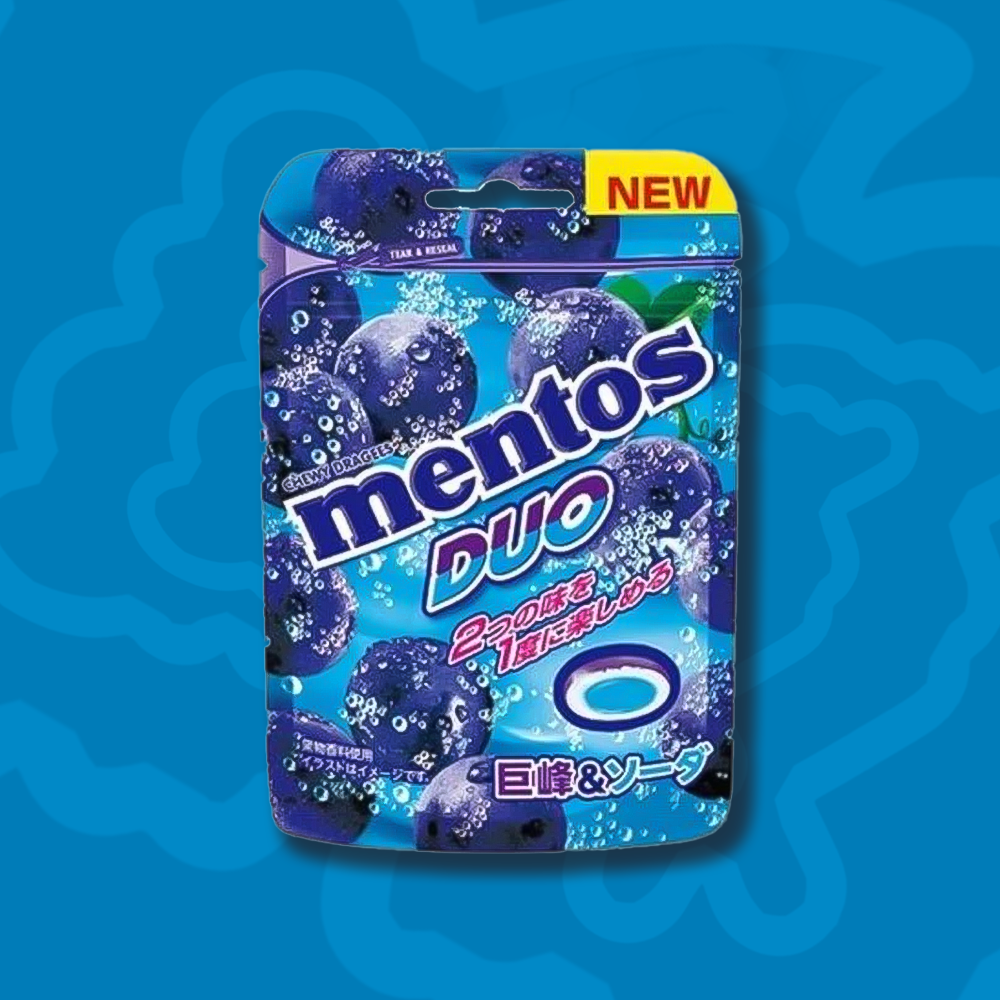 Mentos Duo Kyoho Grape & Soda 45g – SnackShark
